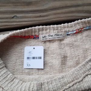 Free People | Tops | Free People Boardwalk Hacci In Wheat | Poshmark